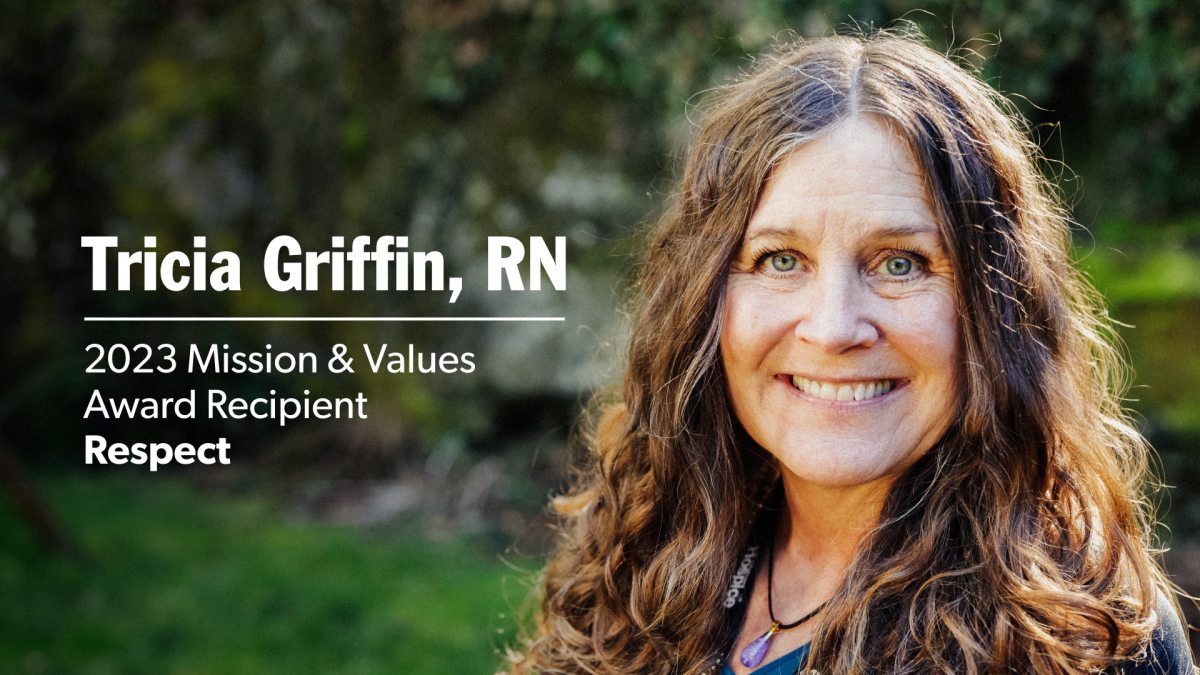 PeaceHealth Mission and Values Award recipient – Tricia Griffin ...