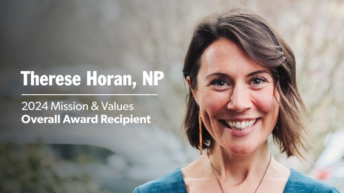 Therese Horan, NP, Overall Mission & Values Award recipient | PeaceHealth