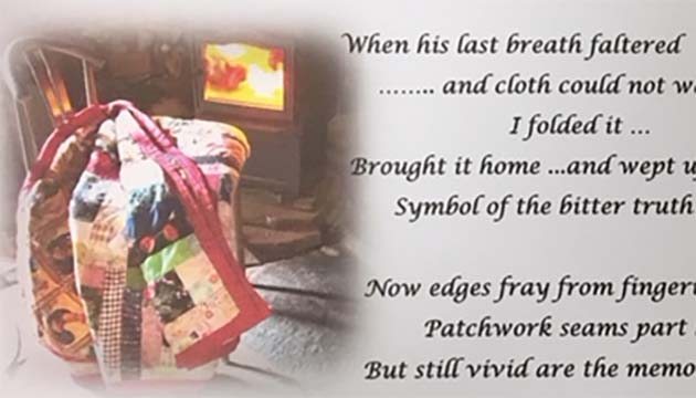 Widow writes poem of gratitude for comforting quilt | PeaceHealth